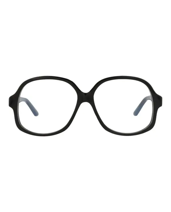 Valentino Garavani Optical Frames Round Frame Acetate - Black Black Transparent (vlx/177a/59)
