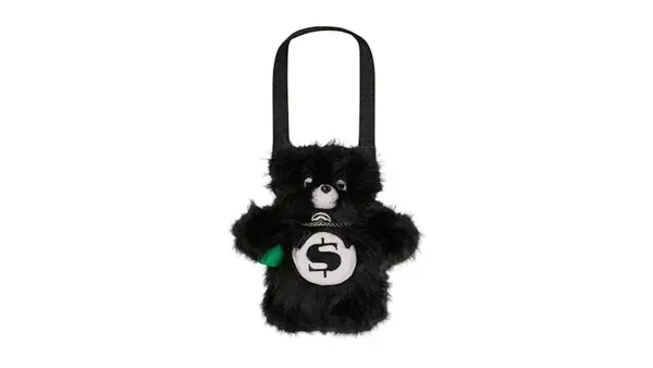 SPRAYGROUND Furzilla Shark Night Bear Cub Crossbody - Multicolor