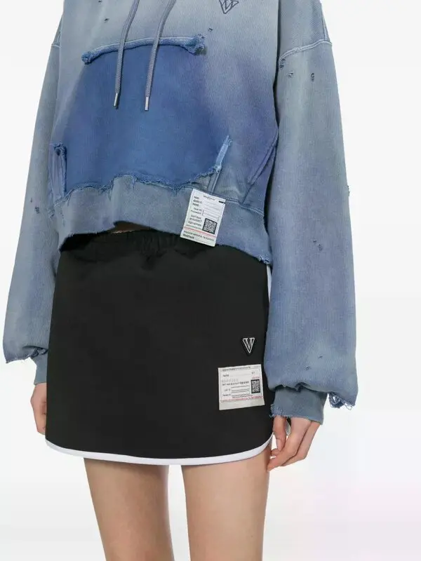 Mihara Yasuhiro Logo-patch Skort