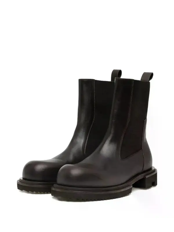 Rick Owens Beatle Gabe Chelsea Boots - Brown