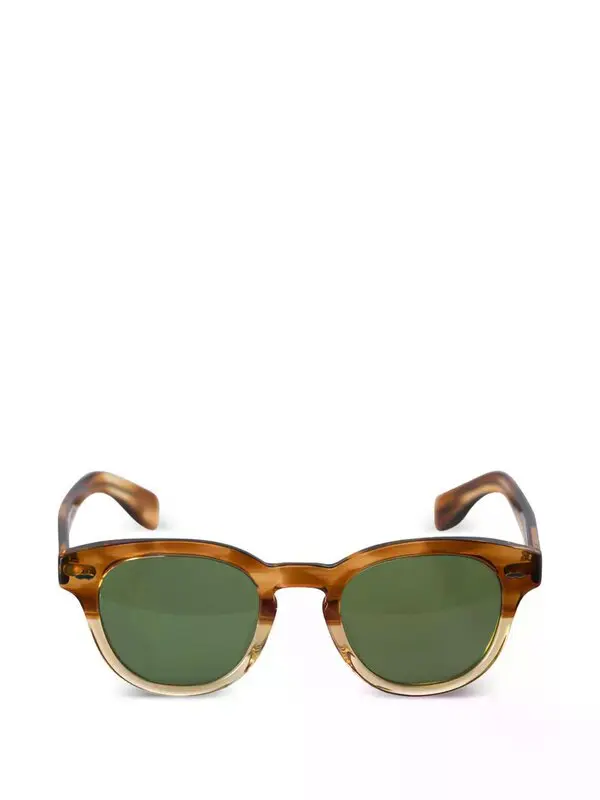 Oliver Spencer Round Frame Sunglasses - Brown