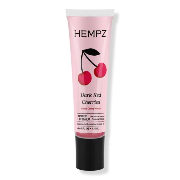 HEMPZ Dark Red Cherries Tinted Lip Balm - One-color