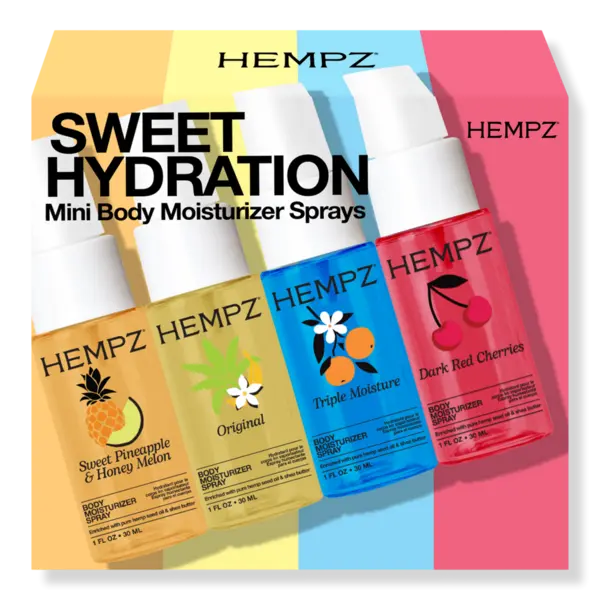 HEMPZ Sweet Hydration Mini Body Moisturizer Spray Kit - One-color