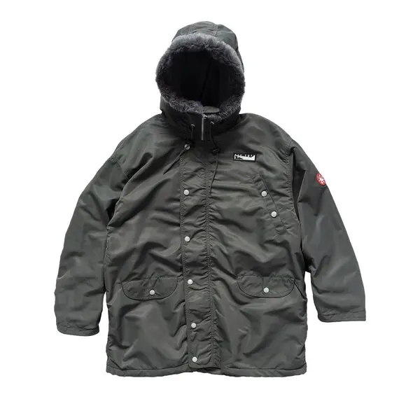 CAV EMPT Fur Hood Zip Coat