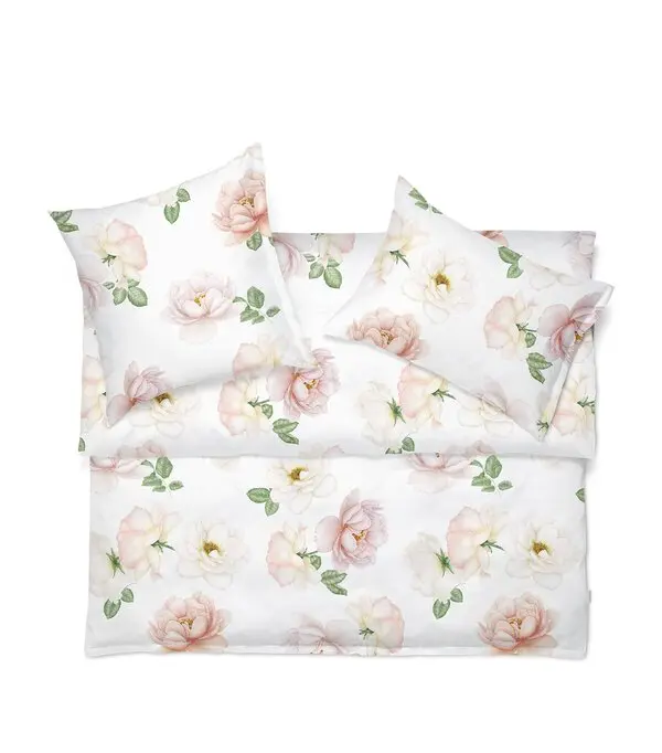 SCHLOSSBERG Cotton Rose-noblesse Super King Oxford Pillowcase - White