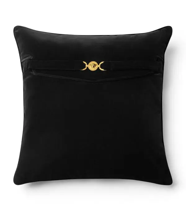 Versace Velvet Medusa '95 Cushion - Black