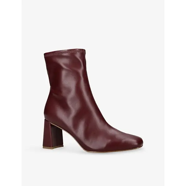 Steve Madden Hurst Faux-leather Heeled Boots