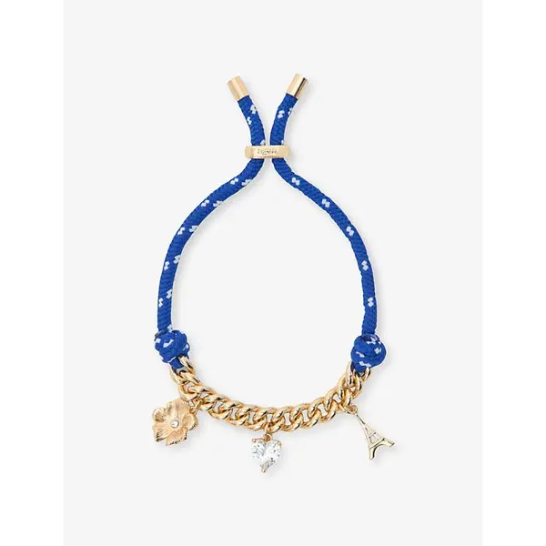 Maje Asymmetric Charm Bracelet - Gold