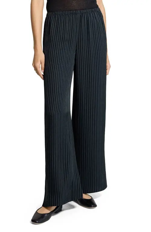 Theory Slit Hem Wide Leg Pants