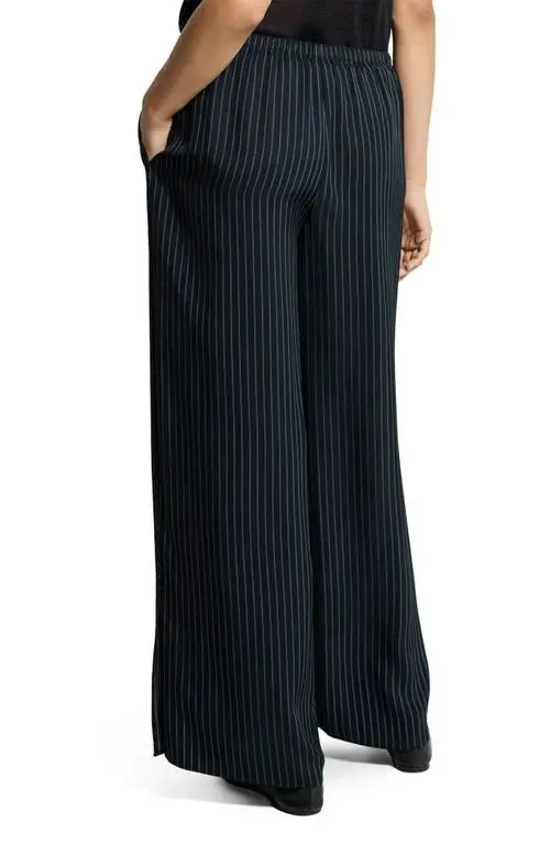 Theory Slit Hem Wide Leg Pants