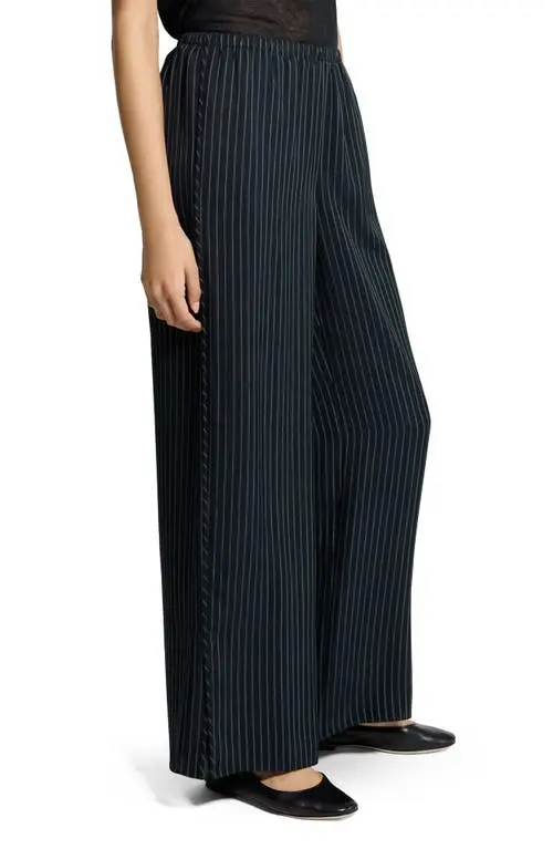 Theory Slit Hem Wide Leg Pants