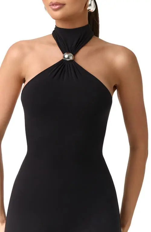 Naked Wardrobe Halter Neck Jumpsuit