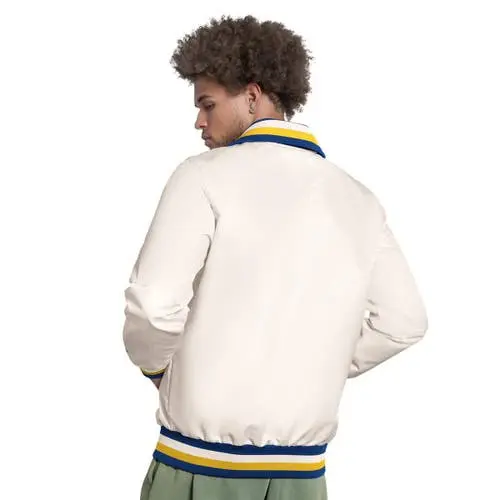 STARTER Milwaukee Brewers Cooperstown Logo Varsity Jacket
