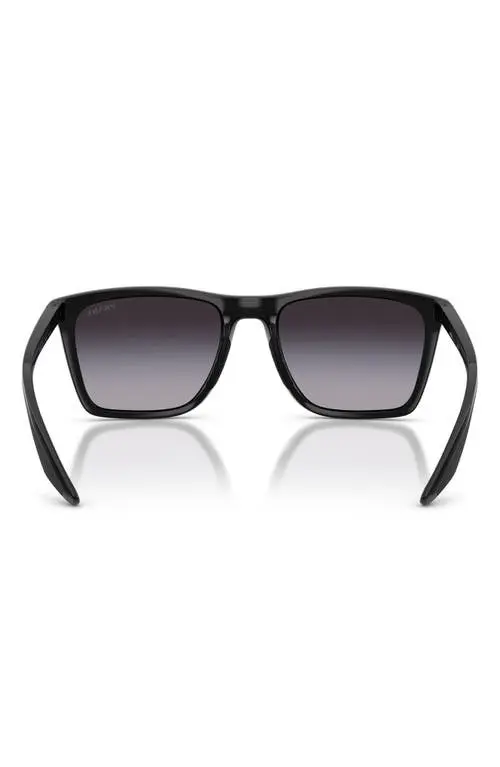 Prada 56mm Pillow Sunglasses - Black/grey Gradient