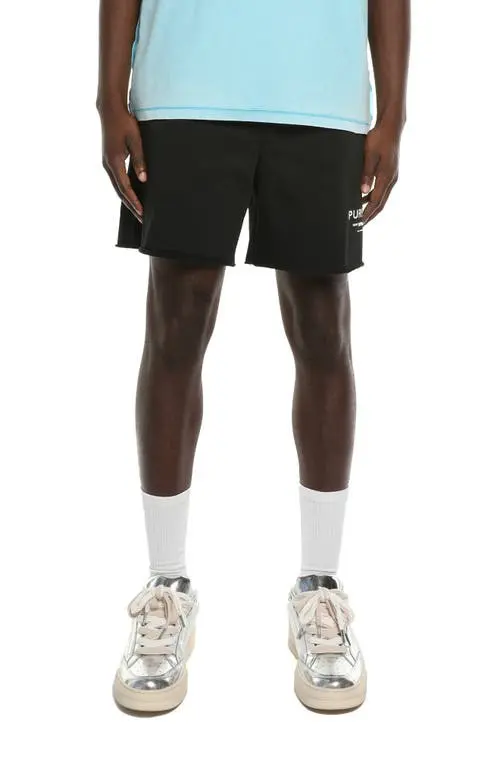 PURPLE BRAND Fleece Sweat Shorts