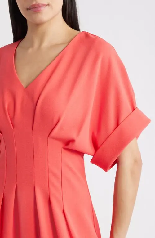 Eliza J Dolman Sleeve Midi Dress