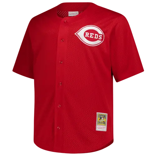 Mitchell & Ness Deion Sanders Cincinnati Reds Cooperstown Mesh Batting Practice Jersey