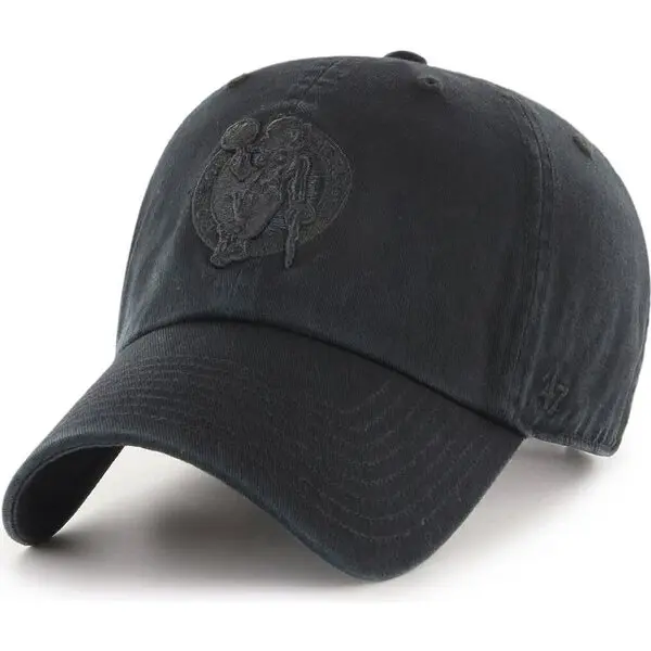 '47 Boston Celtics On Clean Up Adjustable Hat - Black