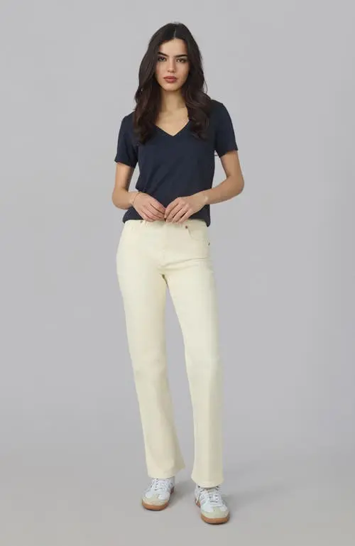 LOLA DENIM Denver High-rise Straight Jeans