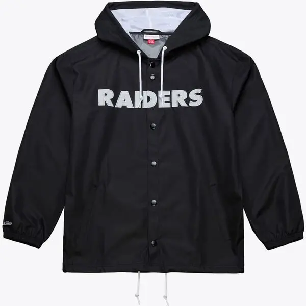 Mitchell & Ness Las Vegas Raiders Coaches Windbreaker Jacket