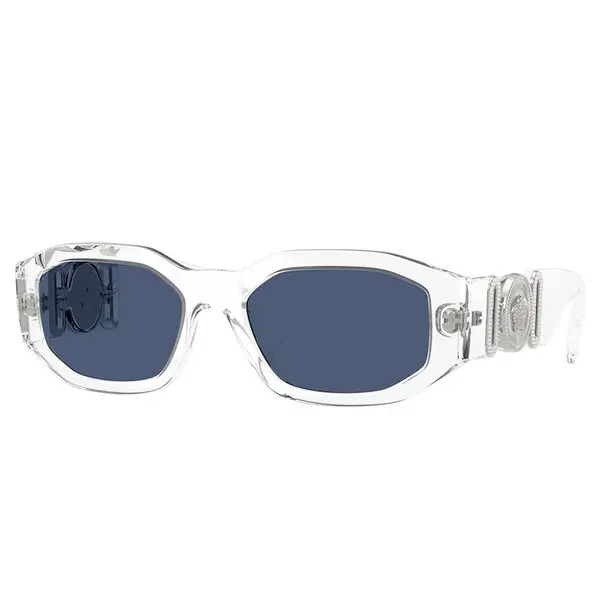 Versace Irregular Frame Sunglasses - Crystal (ve_4361_148/80_53mm)