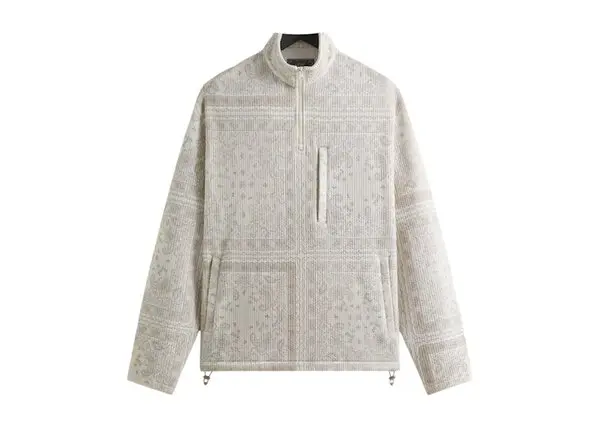 Kith Striped Interlock Quarter Zip