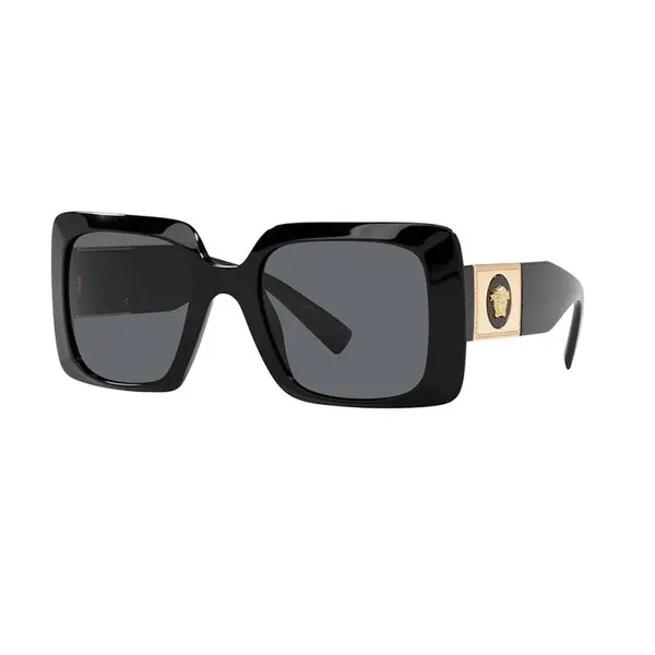 Versace Rectangle Frame Sunglasses - Black (ve_4405_gb1/87)