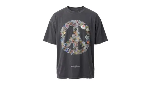 BLDG4 Rockefeller Short Sleeve Knit Art T-shirt - Charcoal