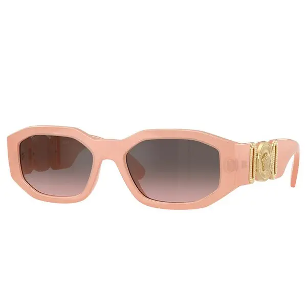 Versace Irregular Frame Sunglasses - Nude Opal (ve_4361_539258_53mm)