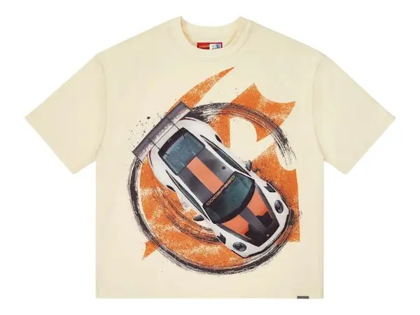 GODSPEED Track Mode Miami Superrun T-shirt - Cream