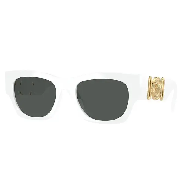 Versace Pillow Frame Sunglasses - White (ve_4479u_314/87_52mm)