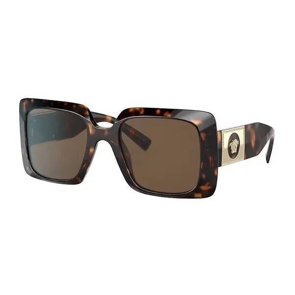 Versace Rectangle Sunglasses - Havana (ve_4405_108/73_54mm)