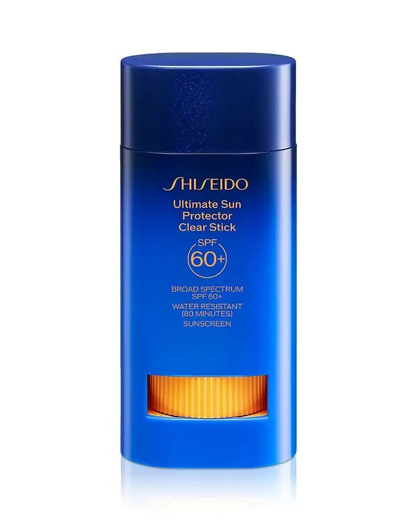 SHISEIDO Ultimate Sun Protector Clear Stick Spf 60+ Sunscreen Jumbo 2.1 Oz - No Color