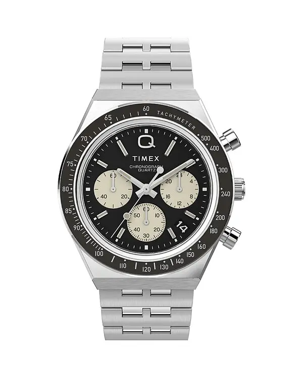 Timex® Q Chronograph 40mm - Silver