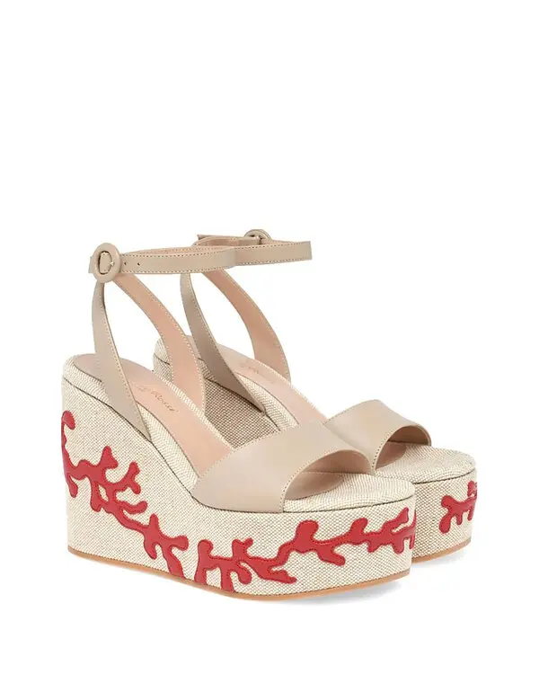 GIANVITO ROSSI Malia Sandal - Brown Calf Leather