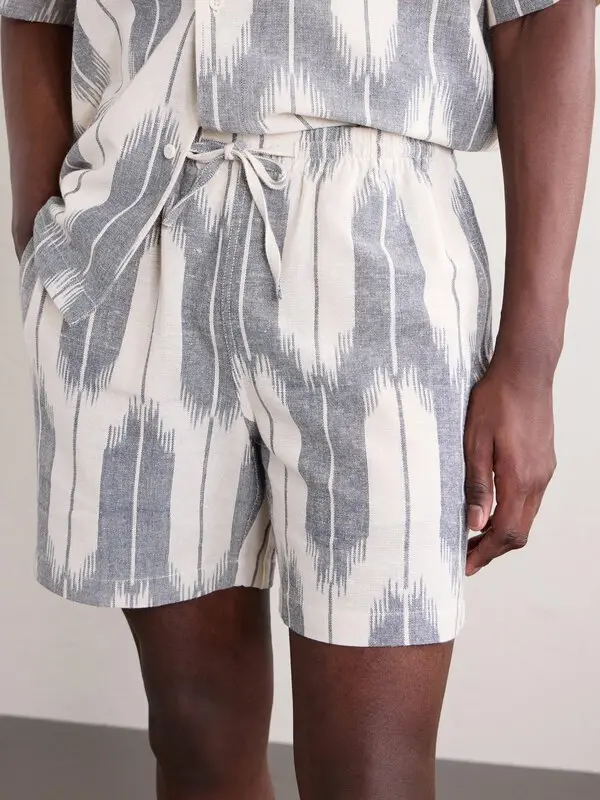 KARDO Olbia Straight-leg Cotton Short - Gray