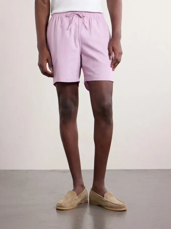 KARDO Olbia Straight-leg Cotton Shorts