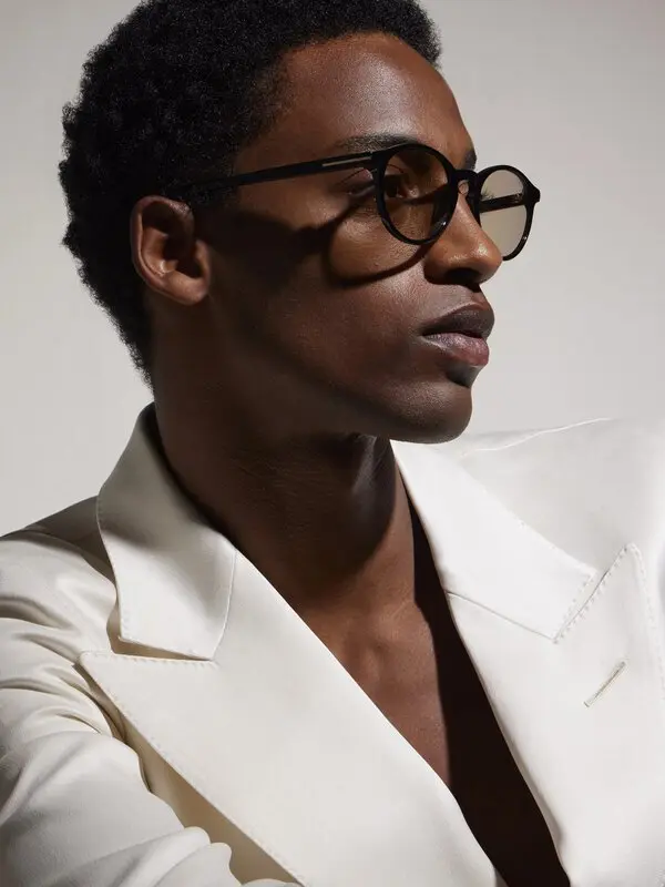 TOM FORD Prescott Round-frame Sunglasses - Black
