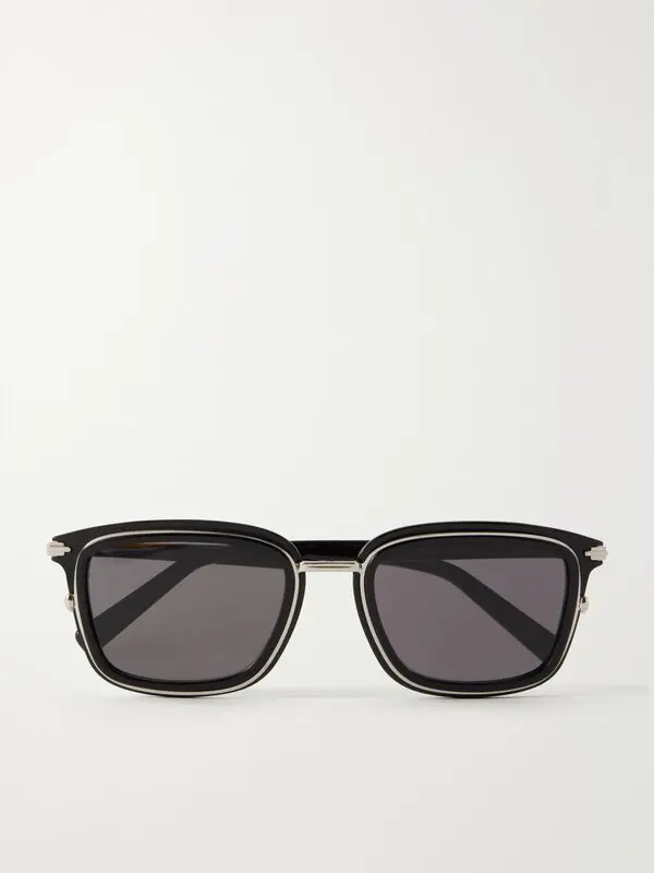 Dior Rectangular-frame Acetate Sunglasses - Black