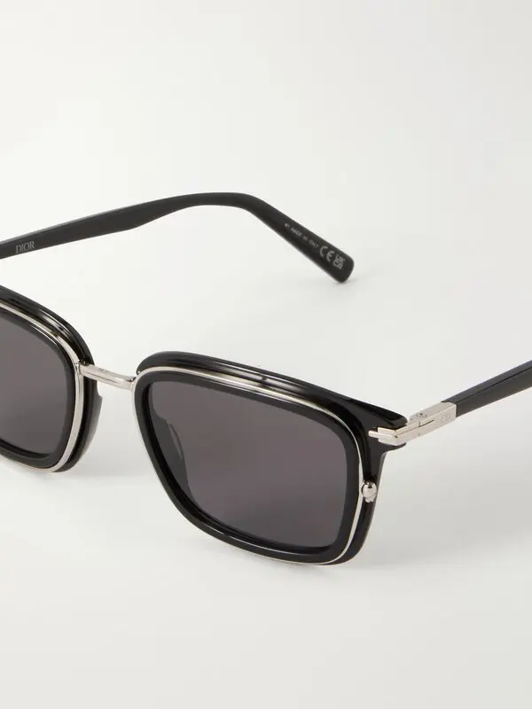 Dior Square Acetate Sunglasses - Black