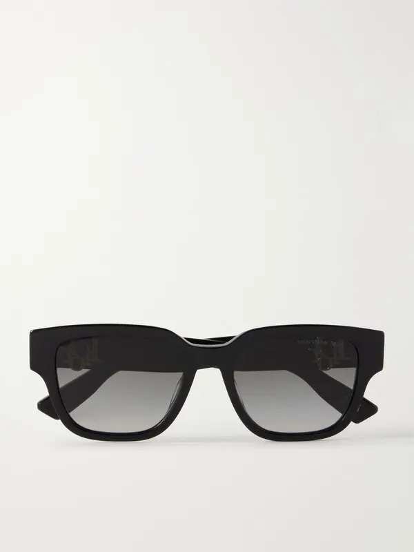 Dior Oblique S1i Square-frame Sunglasses - Black