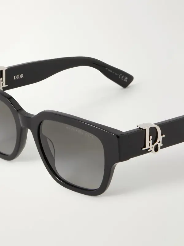 Dior Oblique S1i Square-frame Sunglasses - Black