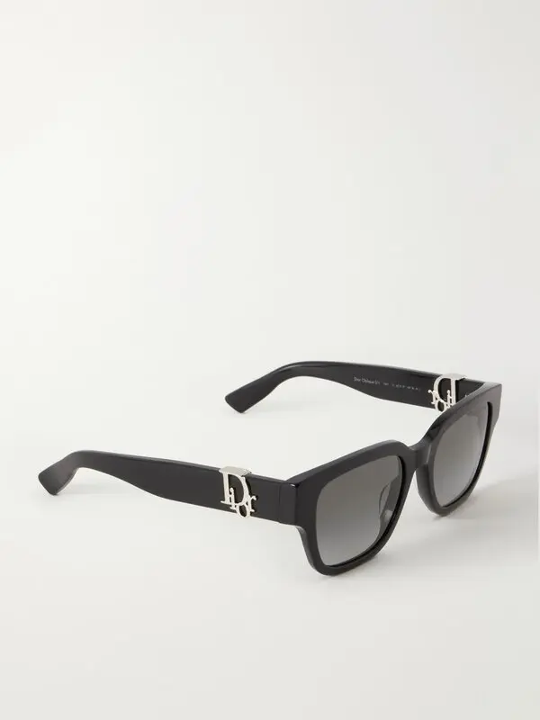 Dior Oblique S1i Square-frame Sunglasses - Black