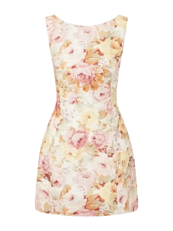 Faithfull The Brand Sofia Floral-print Linen Mini Dress - Multi