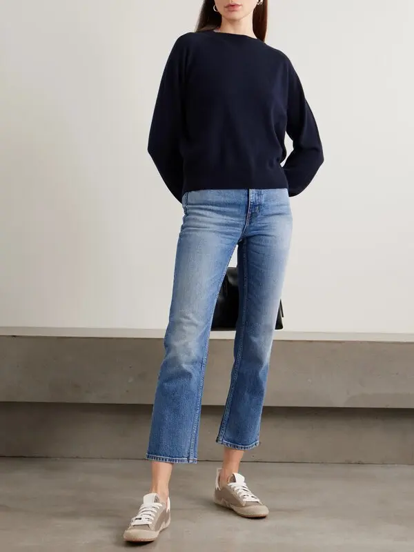 JAMIE HALLER Cashmere Crewneck Sweater