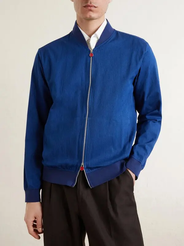 Kiton Cotton Bomber Jacket