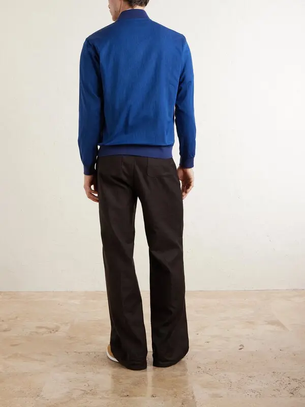 Kiton Cotton Bomber Jacket
