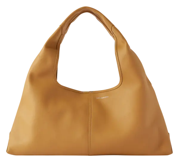 AMI Paris Etienne Leather Shoulder Bag - Brown