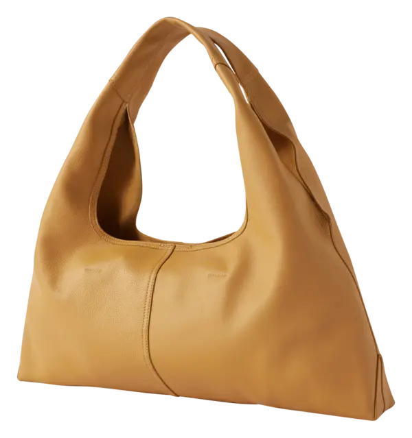 AMI Paris Etienne Leather Shoulder Bag - Brown