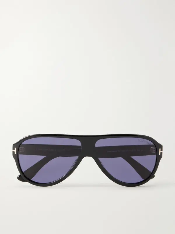 TOM FORD Samuele 02 Aviator-style Sunglasses - Black
